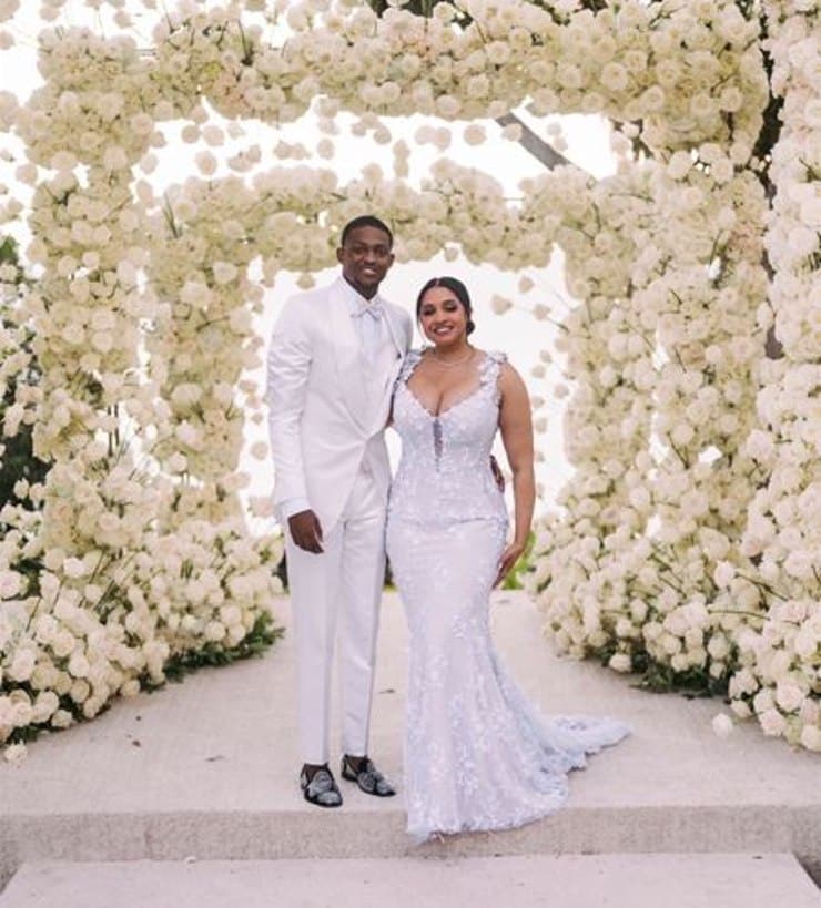 Kings guard De'Aaron Fox weds Recee Caldwell in Malibu