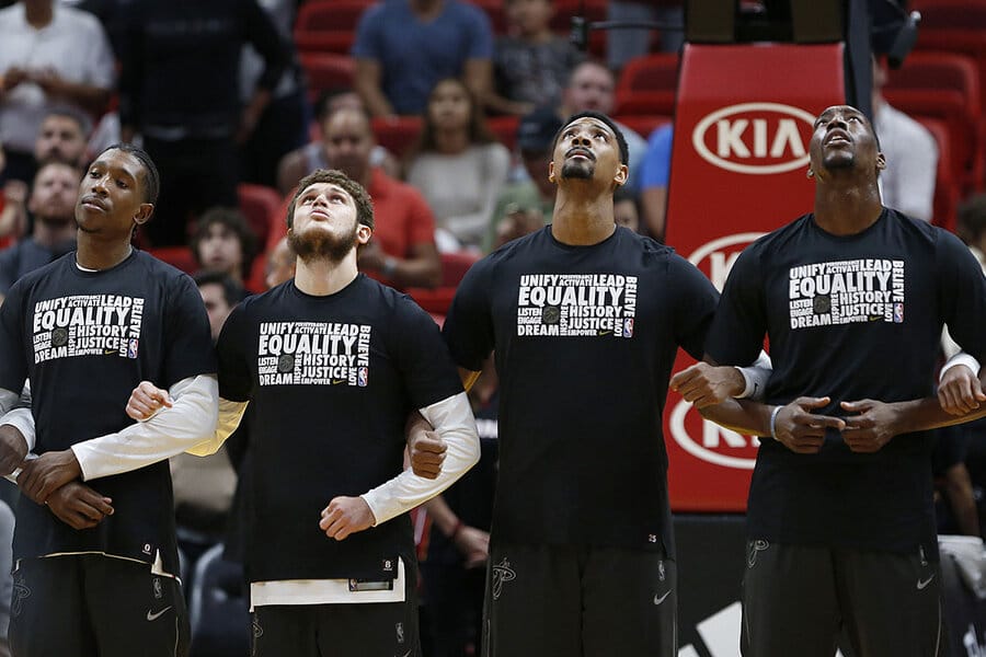 NBA athletes display their activism during Black History Month ...