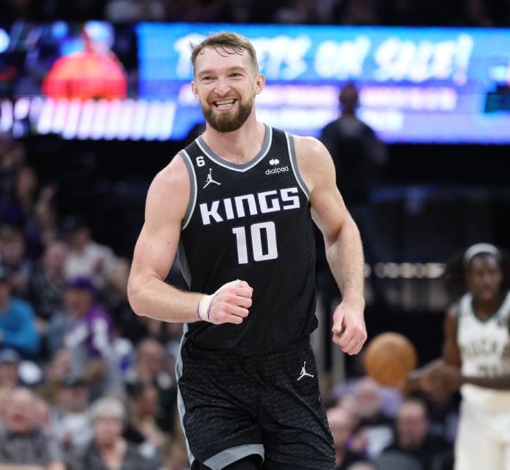 Domantas Sabonis third Kings star with 10 triple-doubles in season