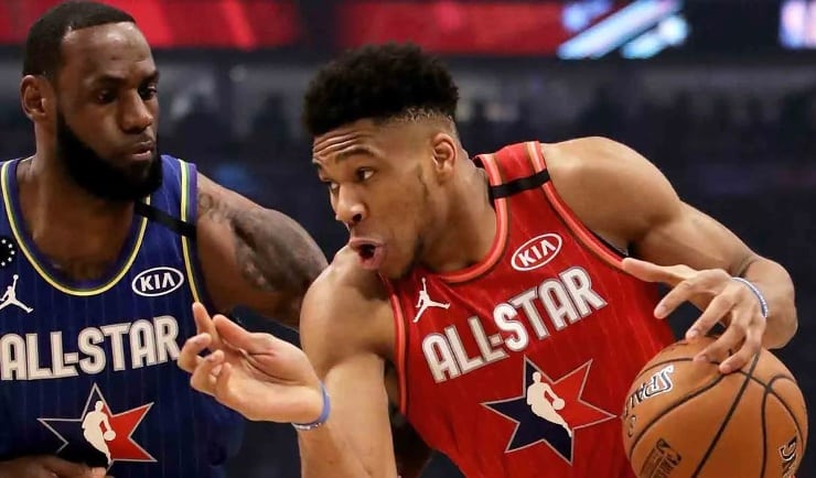 NBA All-Star Votes: LeBron James, Giannis Antetokounmpo in front