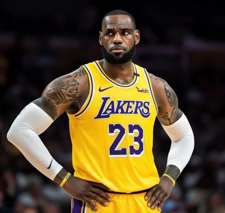 LeBron James is 203 points shy of reaching 40,000 career points